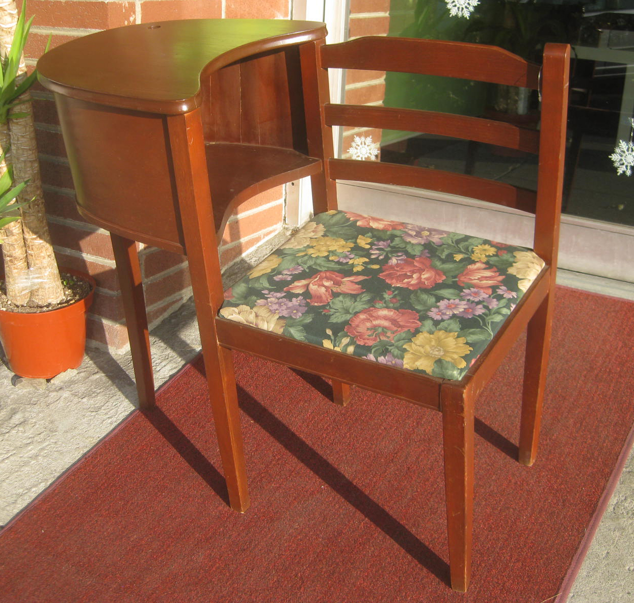 UHURU FURNITURE & COLLECTIBLES: SOLD - Antique Telephone Table - $50