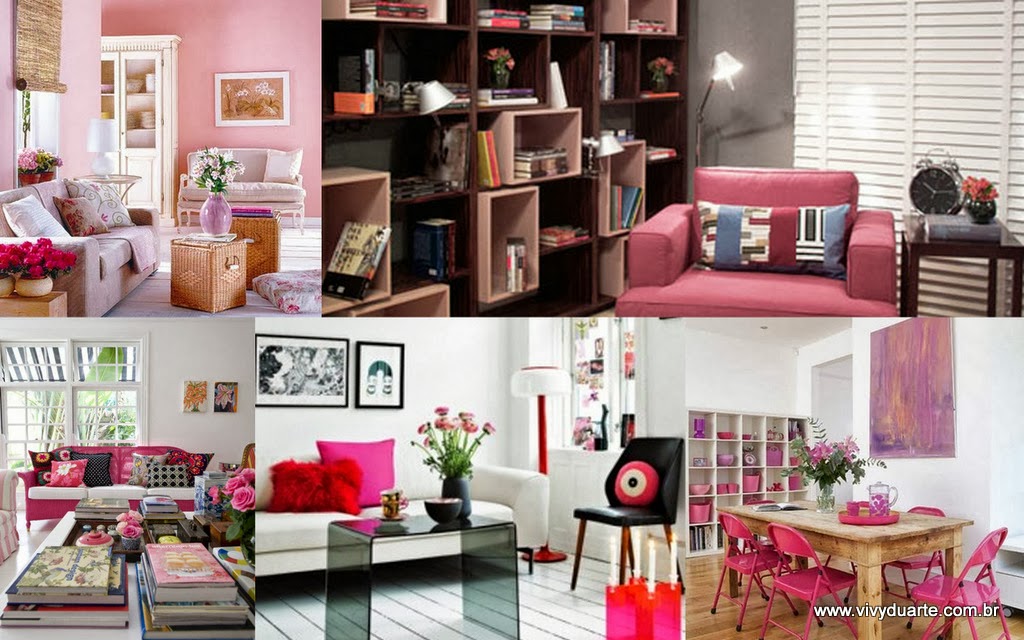 Vivy Duarte: Decorando: Um Toque de Rosa