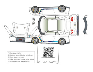SP. Papel Modelismo: PaperCraft Nissan GT-R