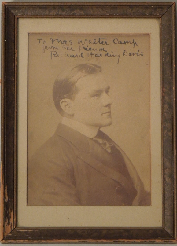 Football of Yore: 1890s Richard Harding Davis Photo / Mrs. Walter Camp