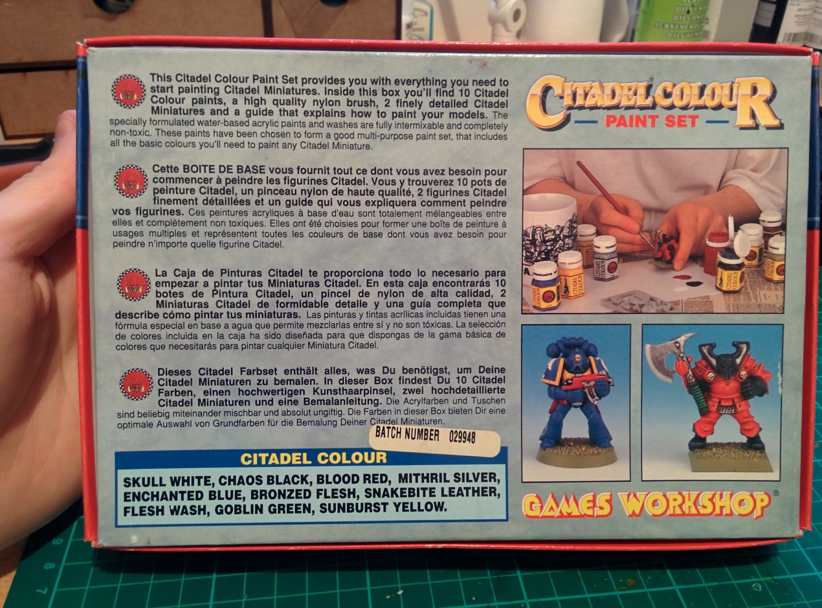 Unboxing - Citadel Colour Paint Set 1994 (The start of my "Whats in the ...