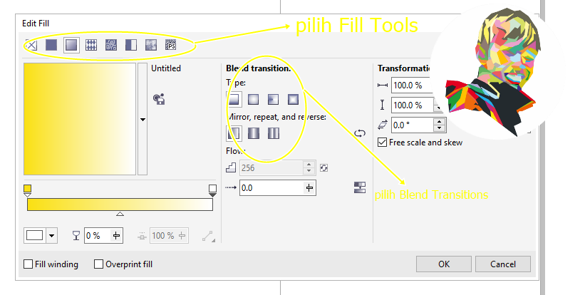 Group dan Ungroup Objek & Pemberian warna Pada CorelDRAW X7 ~ Coastalicious