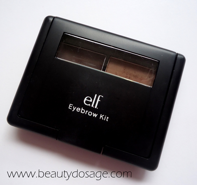 Review and swatches: Elf studio brow kit in Dark | Beauty Dosage