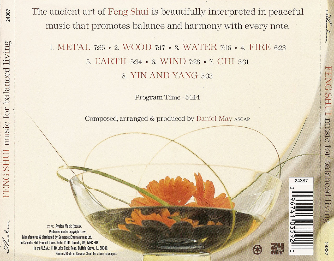 [New Age] Daniel May - Feng Shui (Music For Balanced Living) (2004) [FLAC]