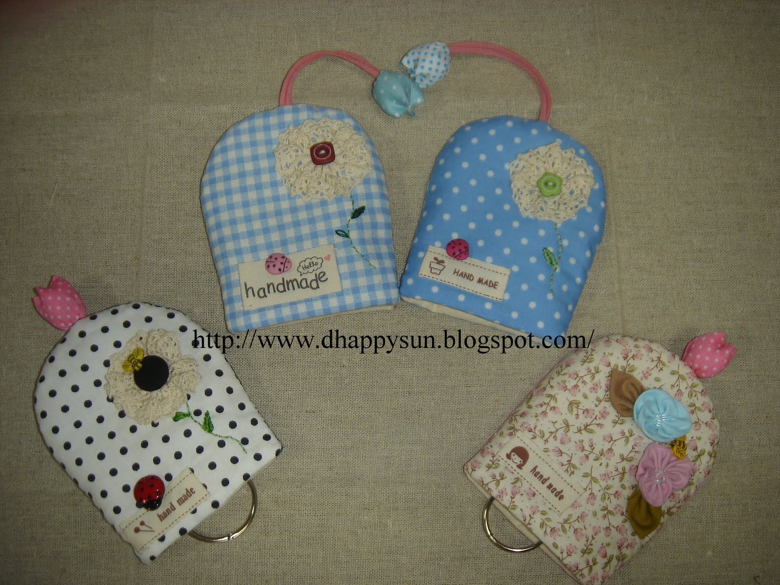 Handmade: Fabric key pouch