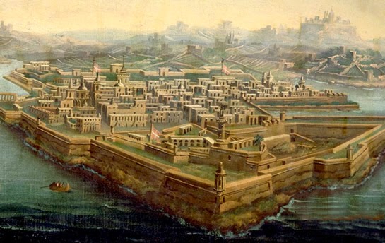 A Knight of the White Cross: The Bombardment of Fort St. Elmo Begins ...