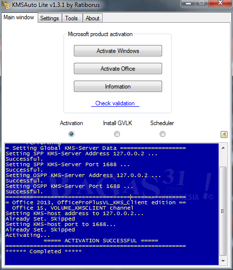 KMSAuto Lite v1.3.1 Aktivator WIndows - Kang Mas Jenggot