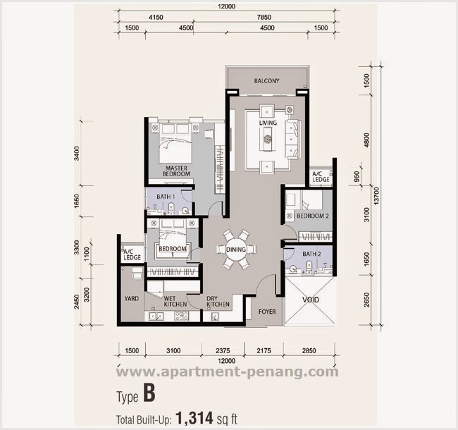 Setia Pinnacle Penang Property | Penang.MalaysiaCondo.com