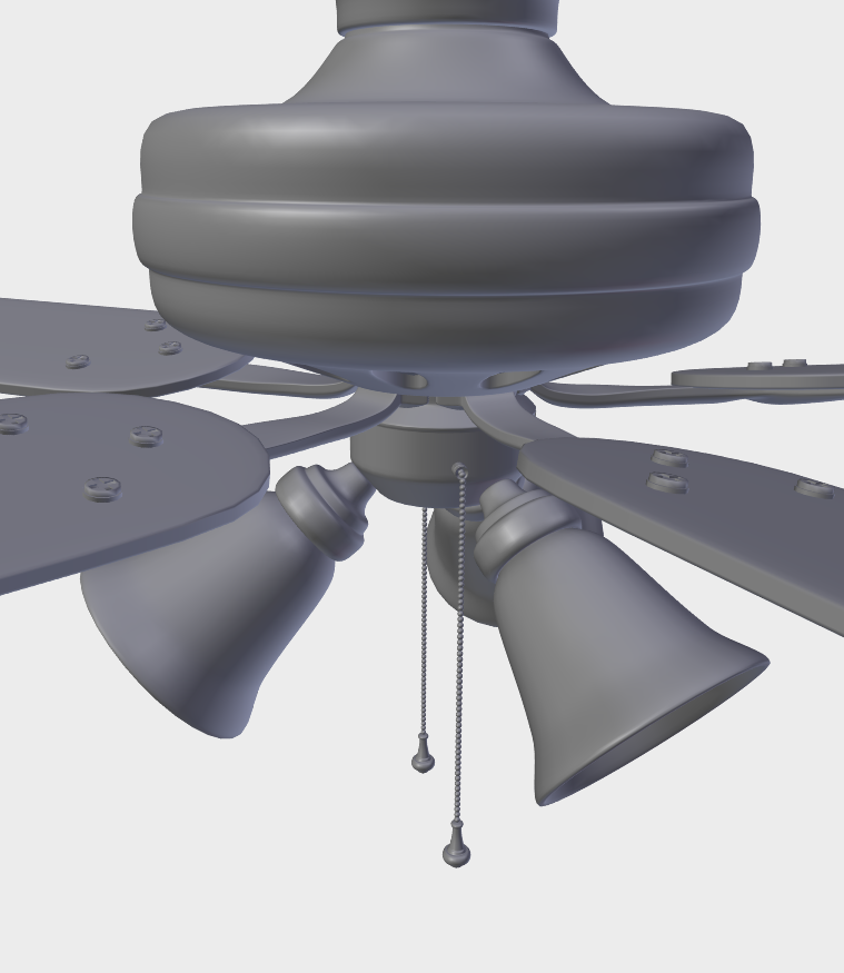 Shane's 3D Blender Models: Ceiling Fan