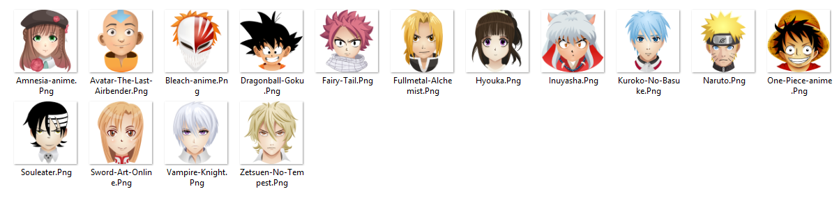 Anime Icons | Website Inspirasi - Tutorial Si Ejot