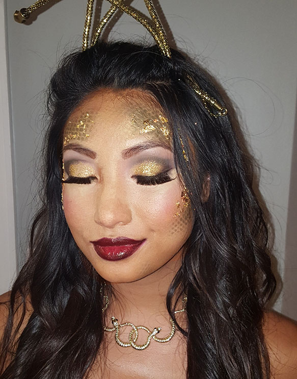 Greek Goddess Costume Makeup