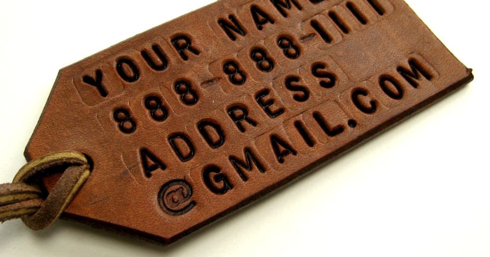 Wholesale and Custom Travel Items with Personalized Logos: Luggage Tags ...