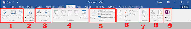 Fungsi Menu Bar Microsoft Word 2016 ~ Komputer