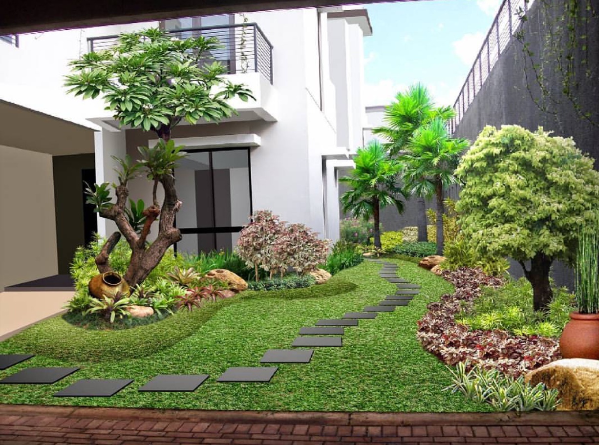 Jasa Pembuatan Taman Kantor - TUKANG TAMAN SURABAYA