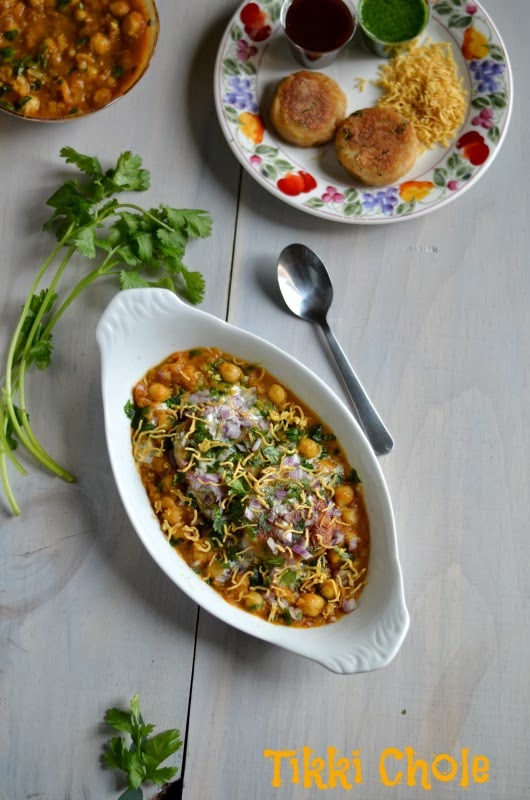 Tikki Chole/Aloo Tikki Chole