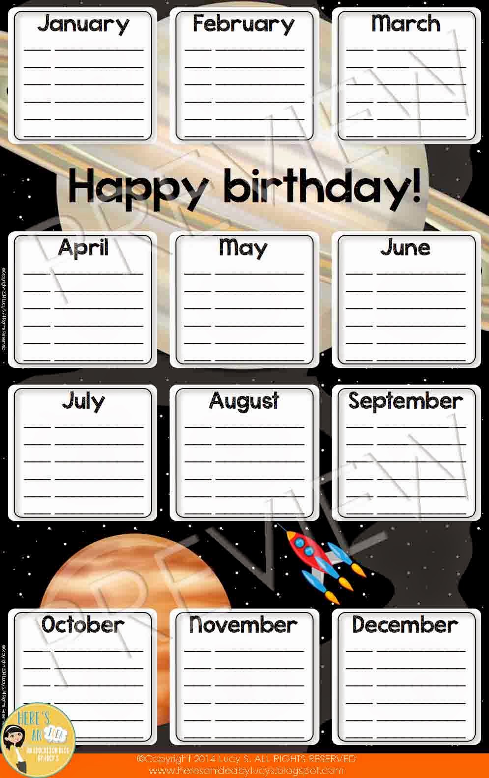 Here's an idea: Space Aliens (or Monsters) Classroom Theme