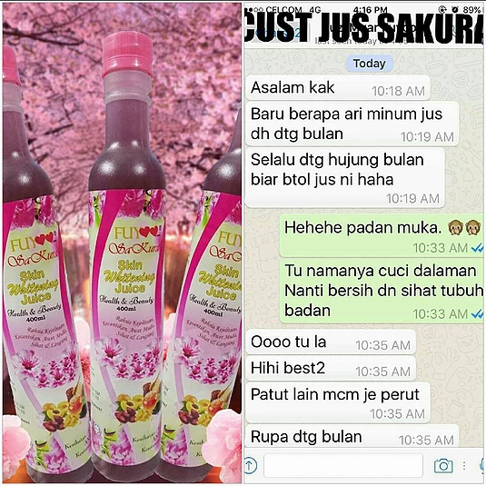 Testimoni Jus Sakura Reezqa - Reezqa Global: Testimoni Jus Sakura Reezqa