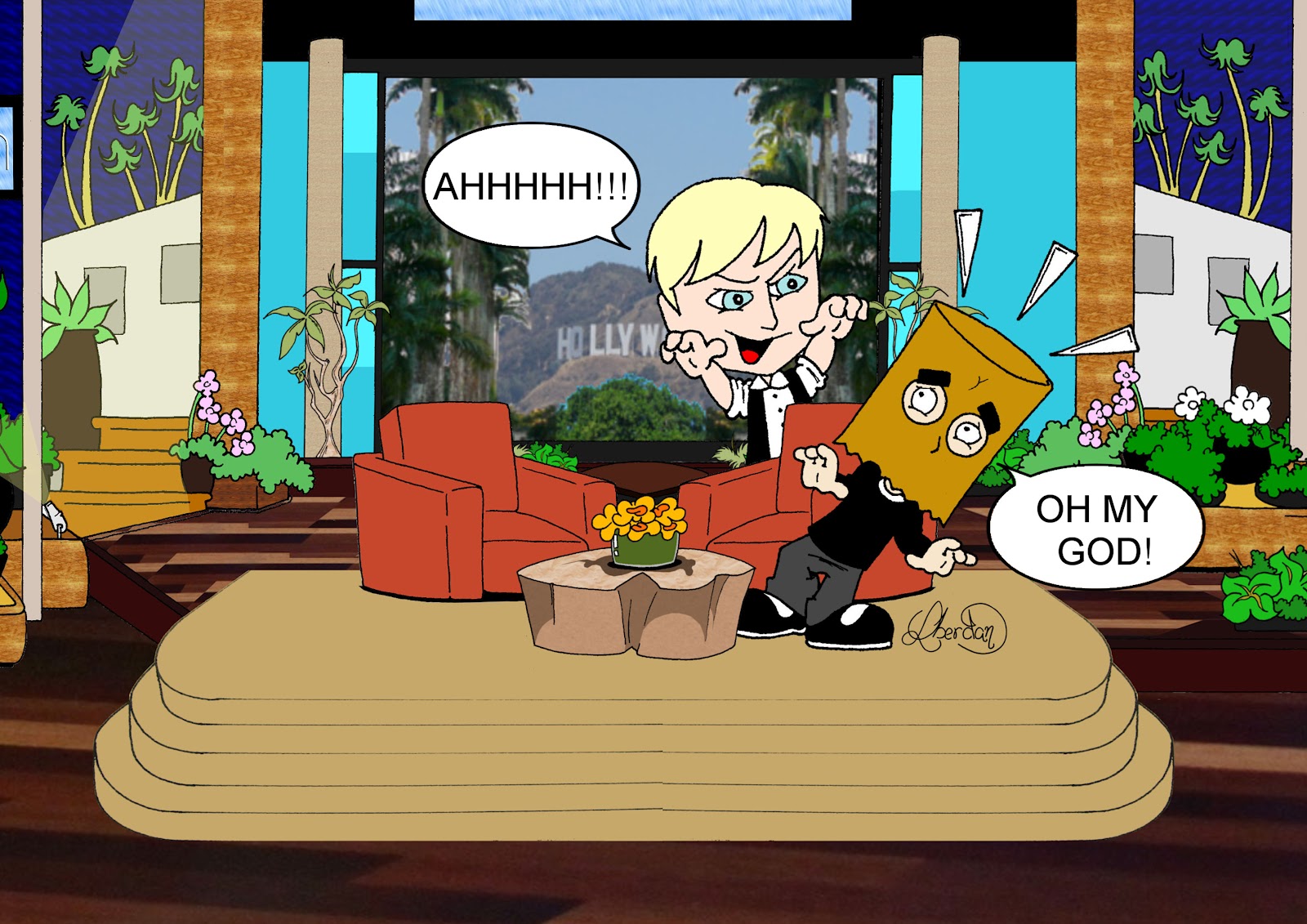 Ellen DeGeneres Cartoon