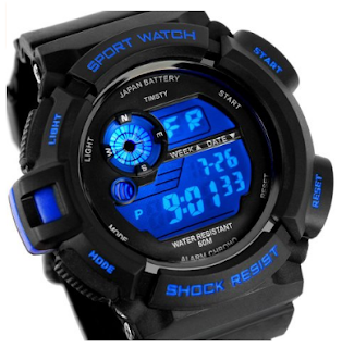 Waterproof Sports Watch with LED Backlight-Timsty Electronic Review ...