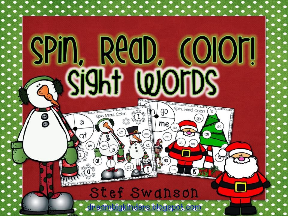 Dream Big Kinders: TpT Winter Holiday Book and a FREEBIE!