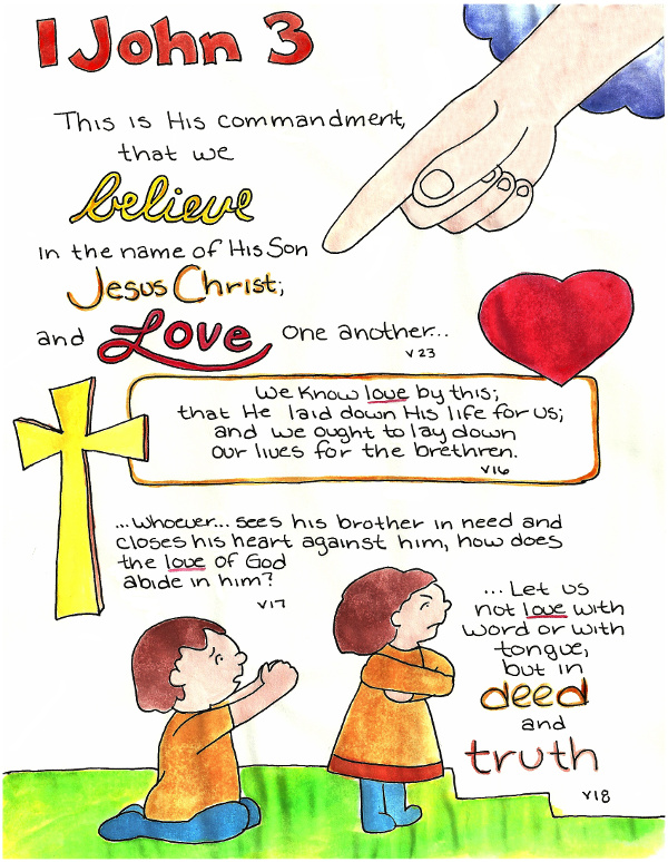 Doodle Through The Bible 1 John 3