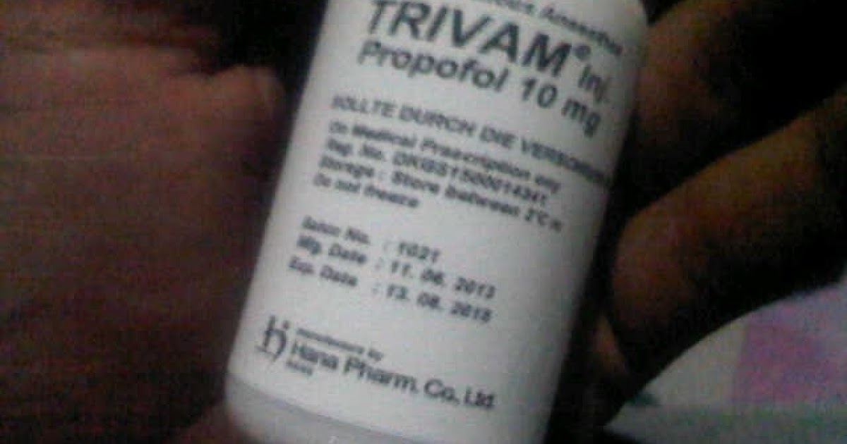 Jual Obat Tidur: Obat Bius Trivam Propofol