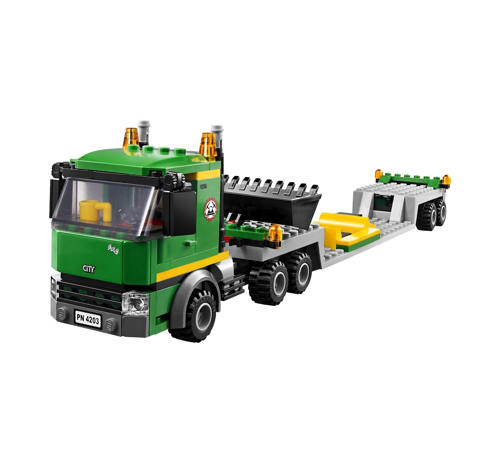 oneTWOBRICK.com: set database: LEGO 4203 excavator transport