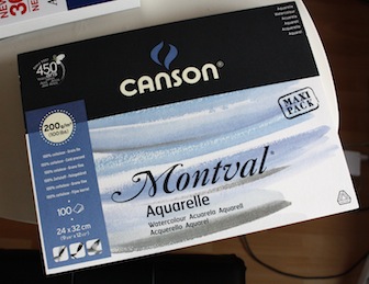 Over The Rainbow...: Canson Montval Watercolor paper