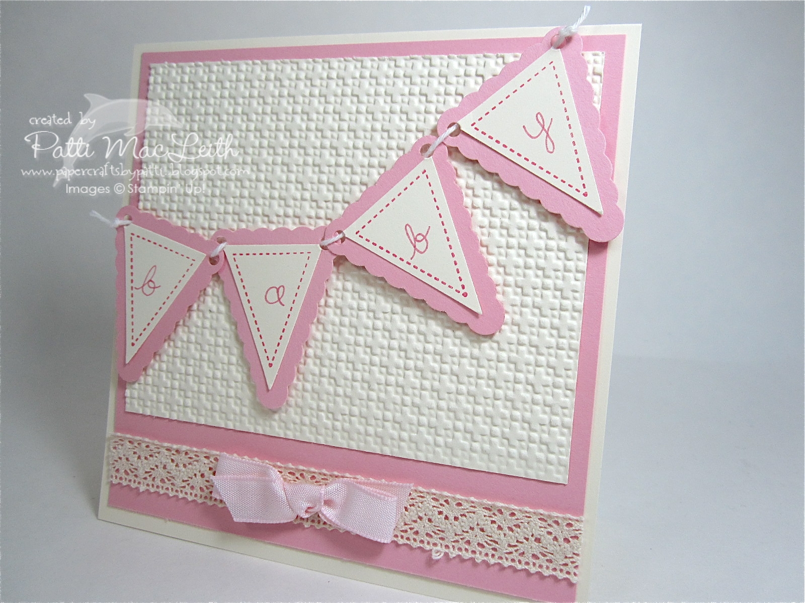 Papercrafts by Patti: B-A-B-Y Girl Banner