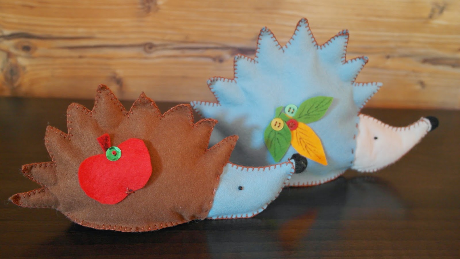 KREATYWNE DEKORACJE -Creative Decoration: JEŻYKI Z FILCU-DEKORACJA NA ...