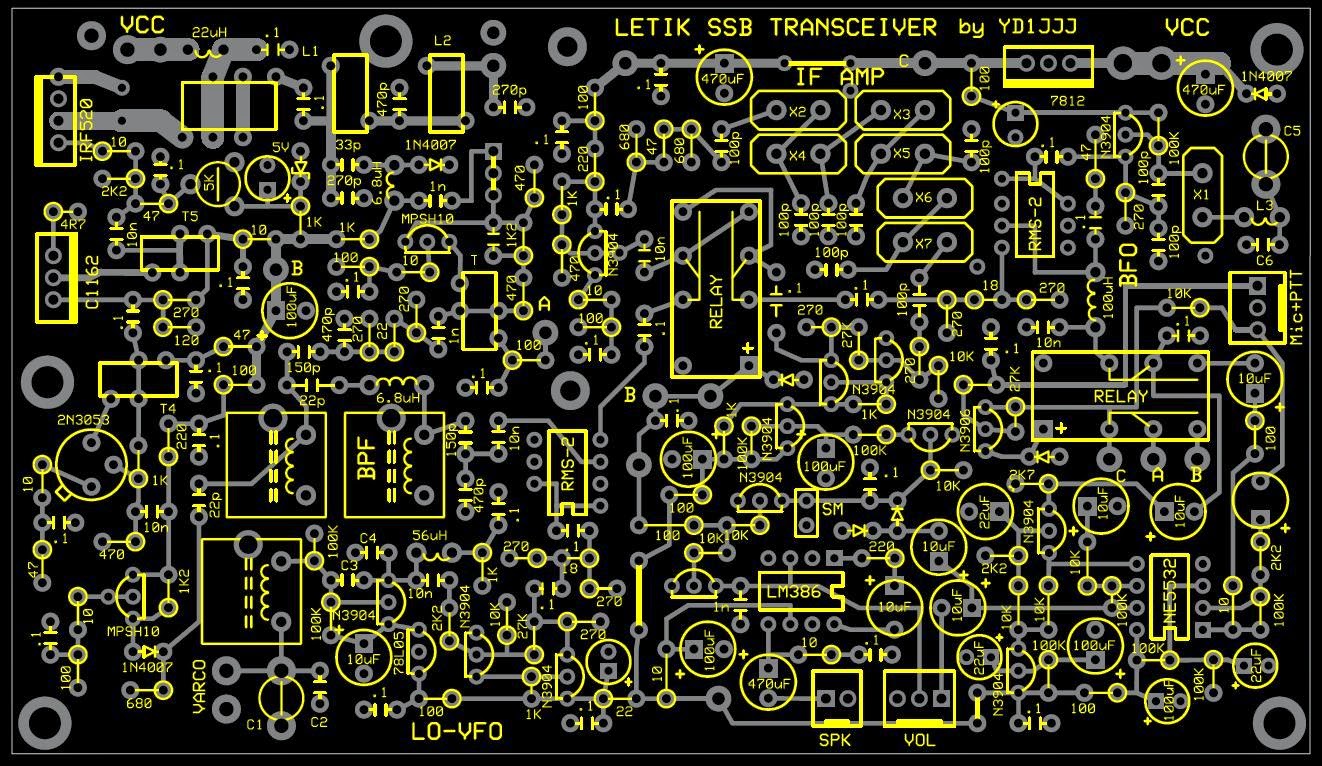 BLEKOK QRP by YD1JJJ: LETIK 15W 40M SSB TRANSCEIVER