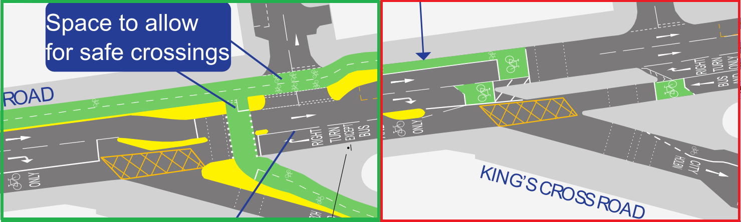 maidstoneonbike: Kings Cross can be cycle friendly