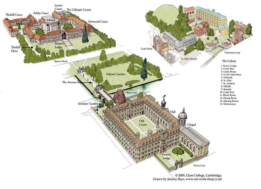 Patrick Comerford: A weekend in Memorial Court in Clare College, Cambridge