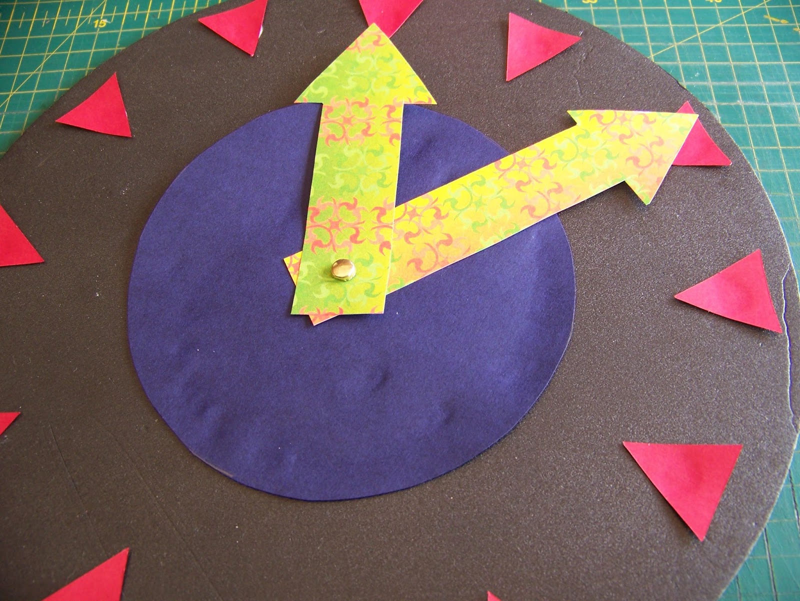 A Pretty Talent Blog: School Holiday Project 5: Making a clock