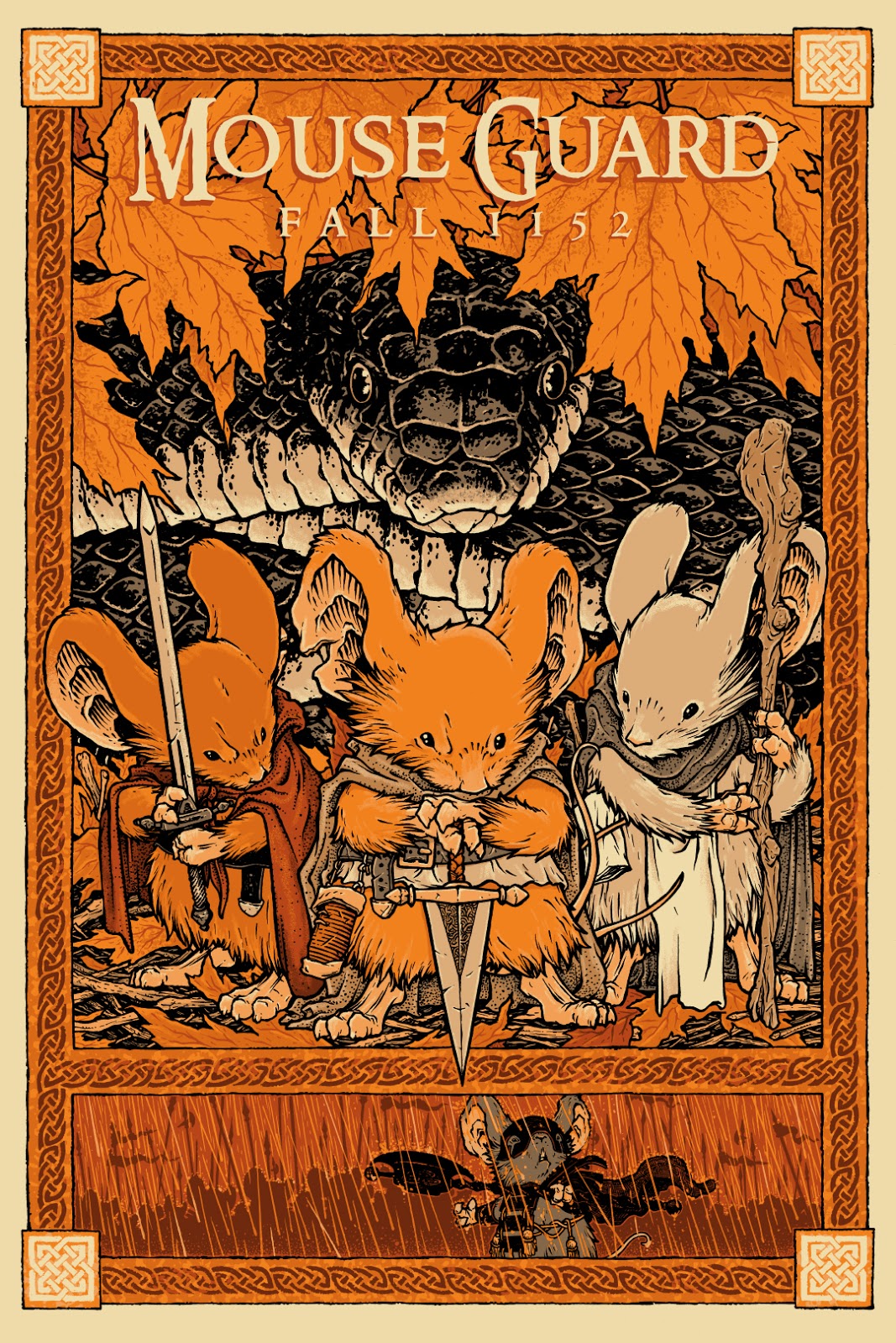 David Petersen's Blog: Mouse Guard MONDO POSTER Process