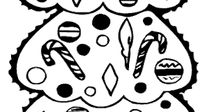 Trato o truco: Dibujos para colorear de Abetos, arbol de navidad