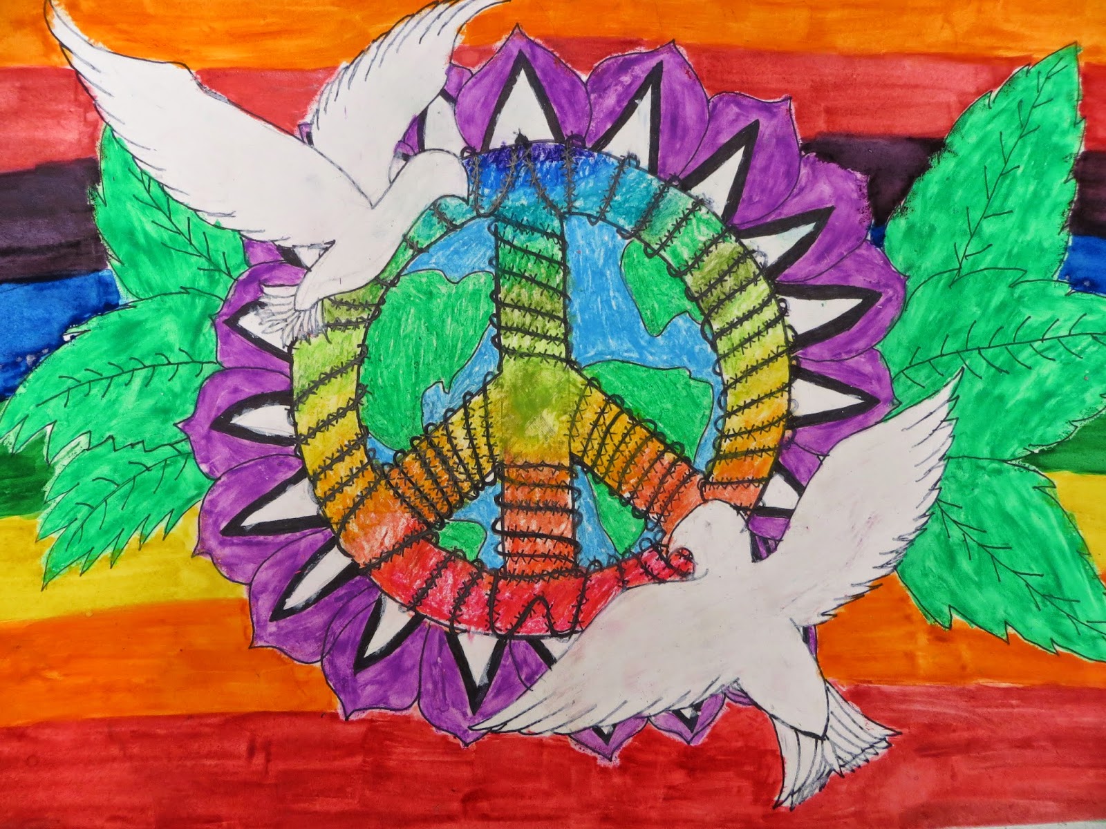 Shana's Art Room : Peace Posters