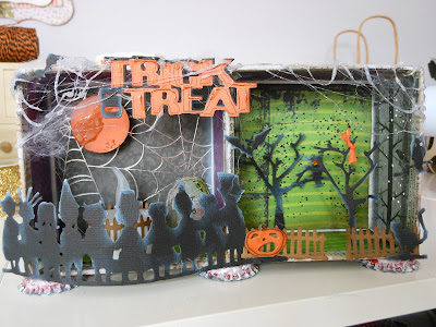 JayneDesigns: Spooky altered art Halloween Box