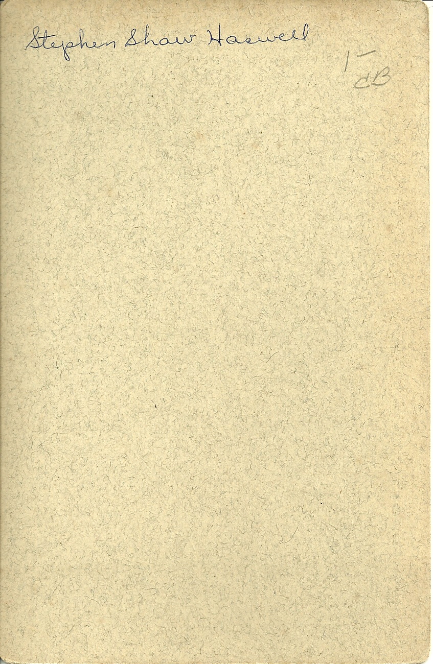 Heirlooms Reunited: Cabinet Photo of Stephen Shaw Haswell (1851-1928 ...