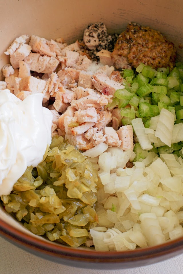 Chicken Salad Cucumber Rounds | The Two Bite Club