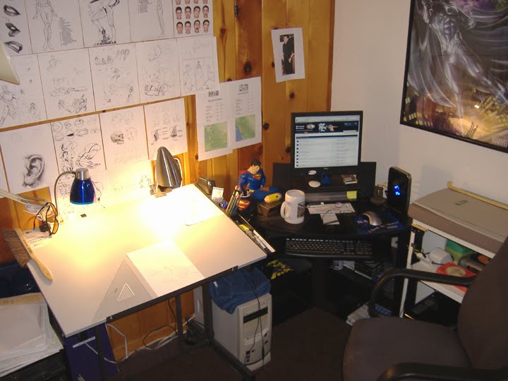 Dennis M. Sweatt Comic Book Creations and Design!: My Art Workspace and ...