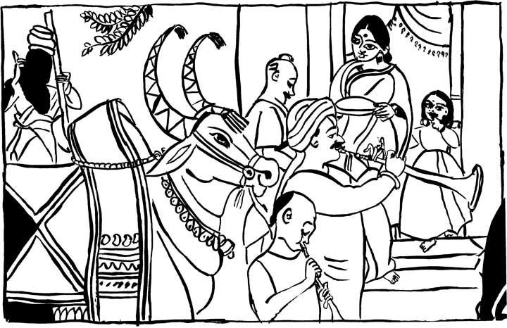 CLIP ARTS AND IMAGES OF INDIA: Pongal ( Sankranthi ) and Deepavali