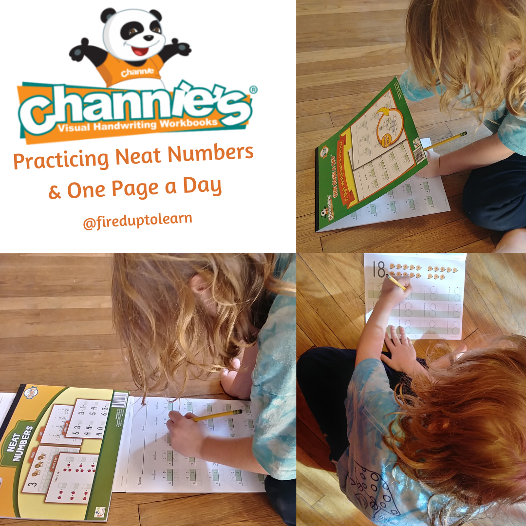 Via Bella: Practicing Neat Numbers & One Page a Day