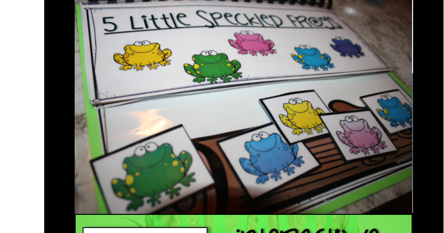 Differentiation Station Creations: 5 Little Speckled Frogs Freebie