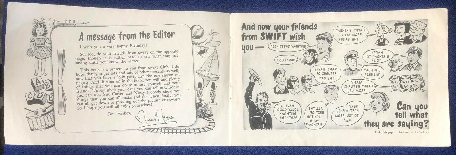 Boys Adventure Comics: UPDATED - Swift birthday books and other Swift ...