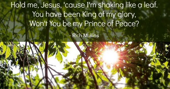 Cranberry Tea Time: Hold Me, Jesus