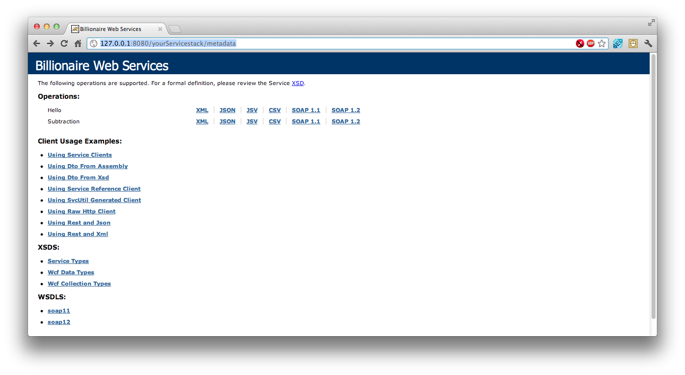 class Programmer : IEnableMuch {: ServiceStack Walkthrough. Screenshots ...