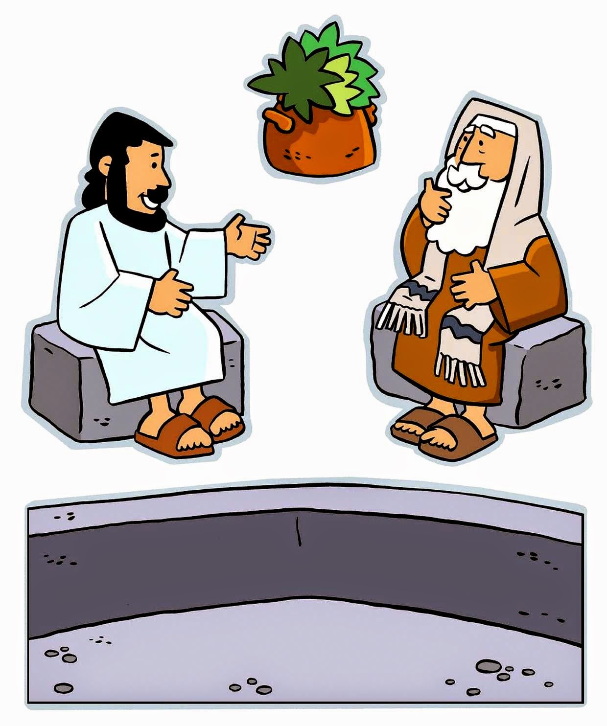 Escola Dominical Infantil: Jesus conversa com Nicodemos