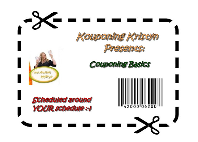 Kouponing Kristyn: Basics of Couponing Workshops are scheduled!!!!