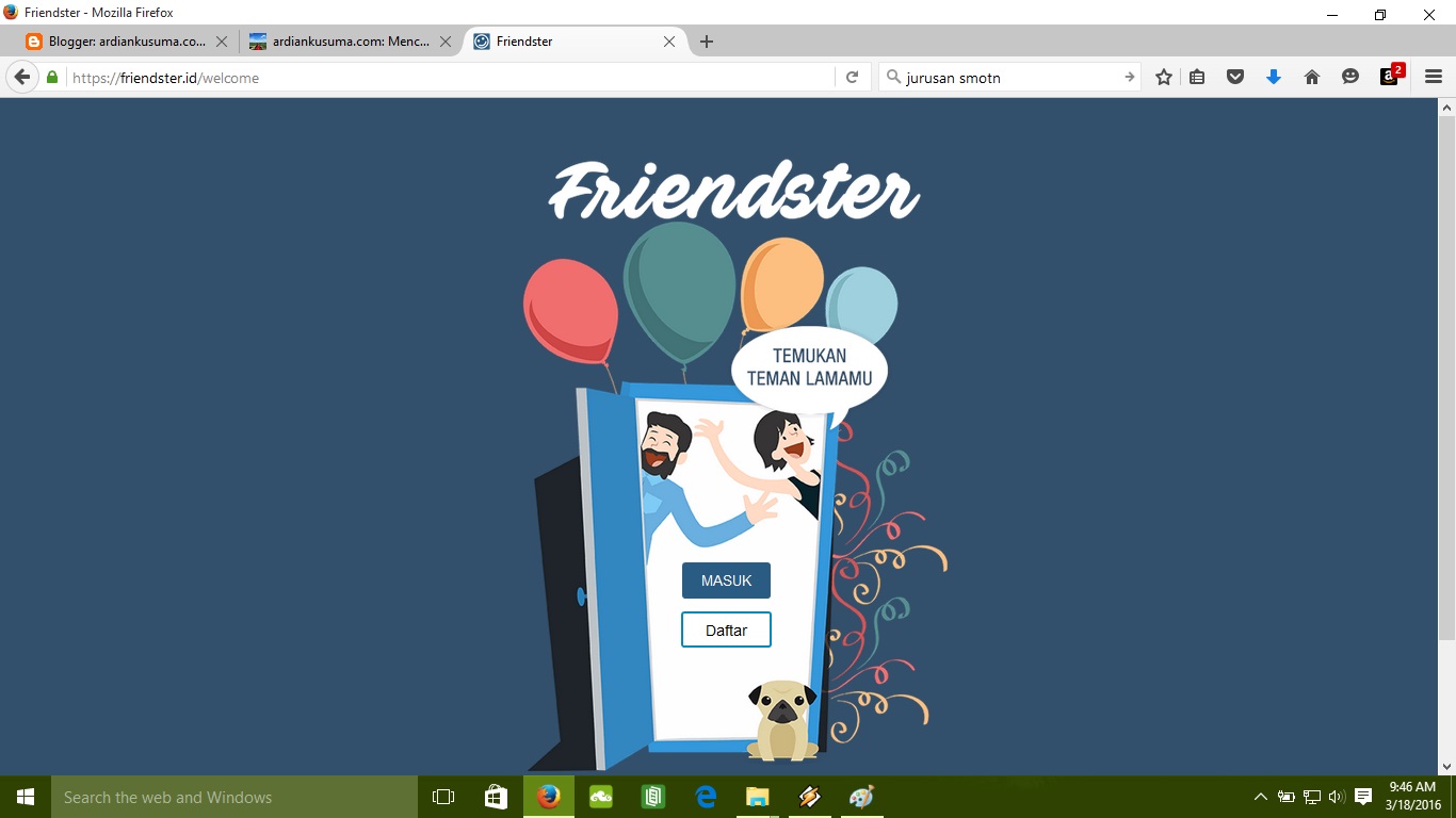 Friendster Terlahir Kembali dengan Tampilan Baru - Blog Ardian Kusuma
